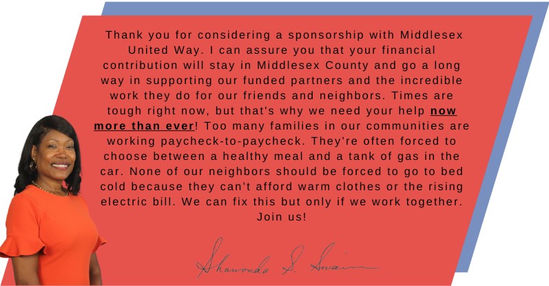 Small Businessindividual Sponsorship Middlesex United Way